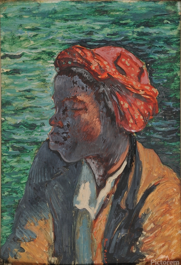 Au Turban Rouge [With the Red Turban] by René Piot [1869–1934] by ...
